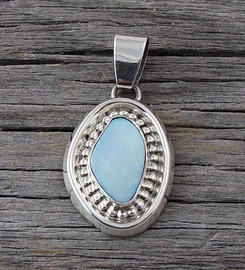 Native American Australian Boulder Opal Silver Pendant - Etsy