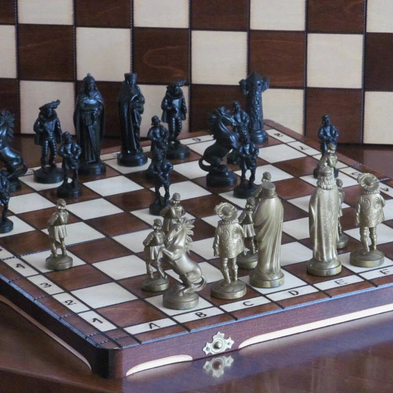 Medieval Chess Set - Etsy