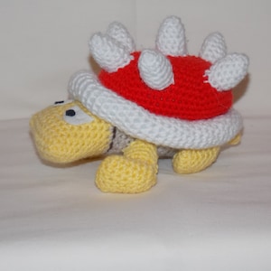 Spiny Crochet Pattern From Super Mario Bros Videogame - Etsy