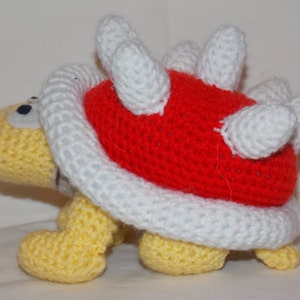Spiny Crochet Pattern From Super Mario Bros Videogame - Etsy