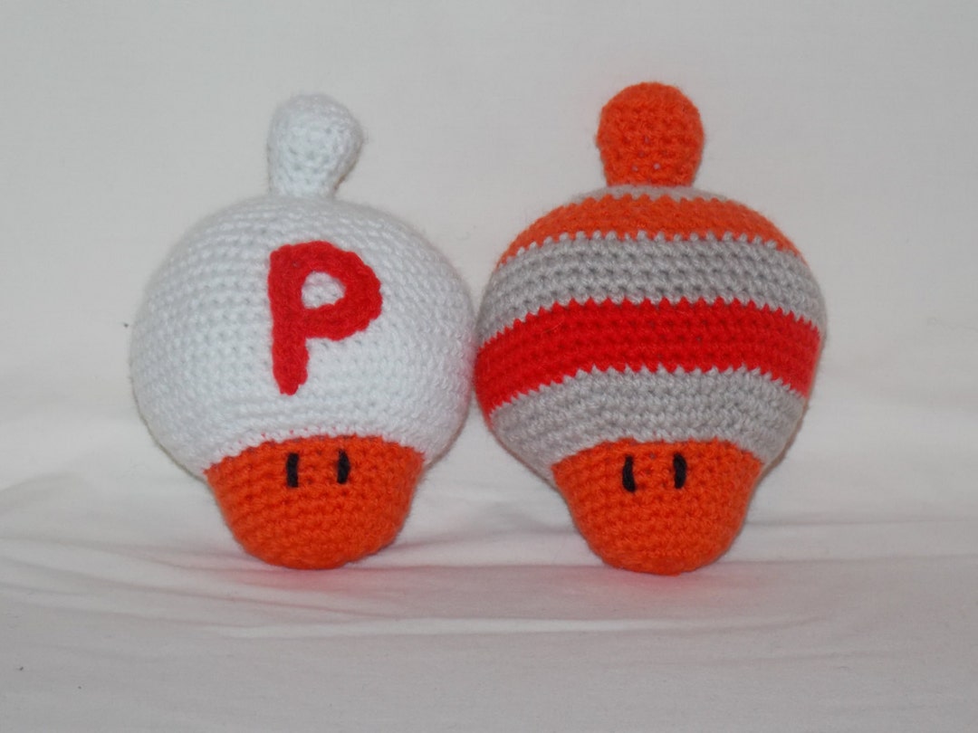 Super Mario Bros Acorn Crochet Pattern - Etsy