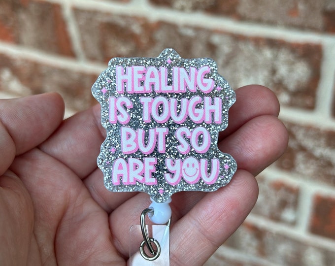 Healing Badge Reel, Id Holder, Encouraging Badge Reel, Badge Reel ...