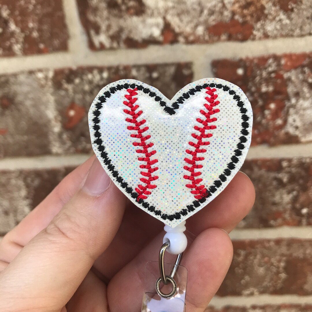 Baseball Heart Badge Reel, Nurse Badge Reel, Teacher Badge Reel ...