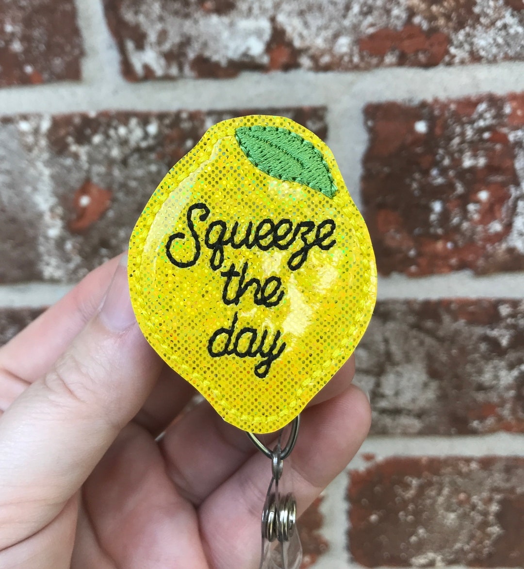 Lemon Badge Reel, Nurse Badge Reel, Teacher Badge Reel, Badge Reel ...