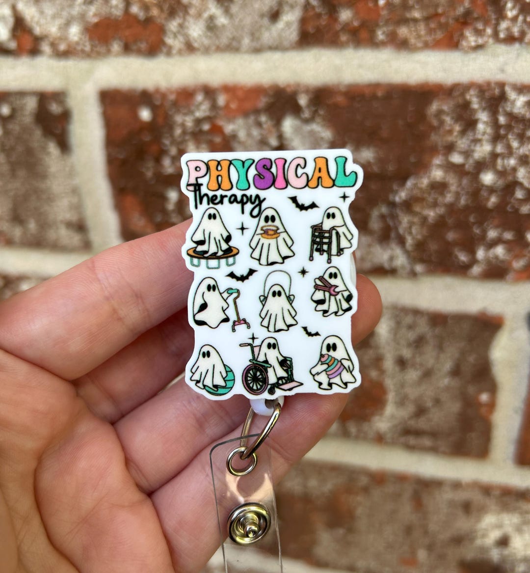 Physical Therapy Id Badge Holder, Physical Therapy Badge Reel ...