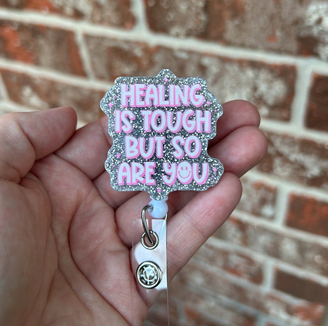 Healing Badge Reel, Id Holder, Encouraging Badge Reel, Badge Reel ...