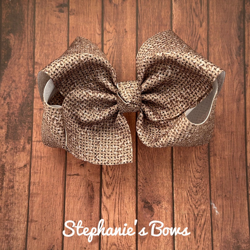 Large Burlap Bow - Etsy