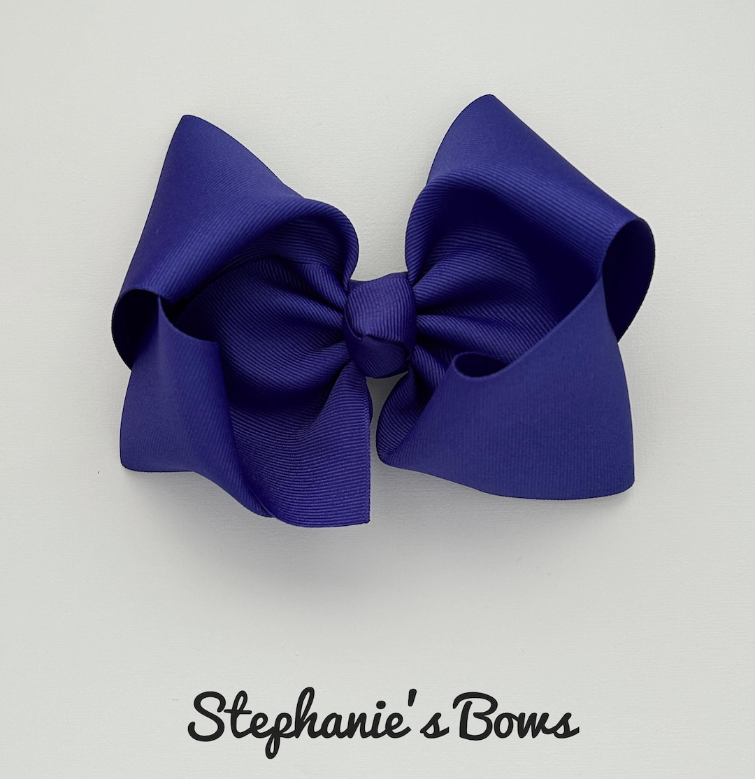 Royal Blue Bow, Boutique Bow, Big Royal Blue Bow, Royal Grosgrain Bow ...