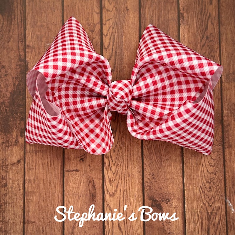 Red Gingham - Etsy