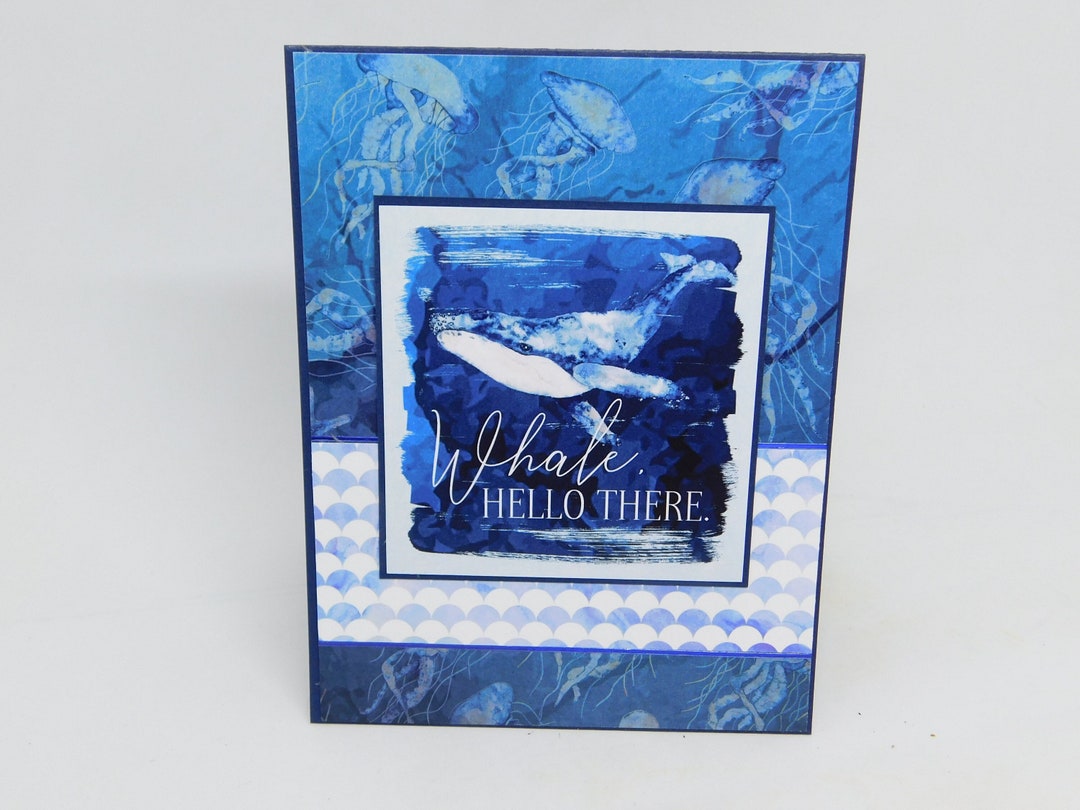 Friendship Card. Ocean Life Images. Whale Pun. - Etsy