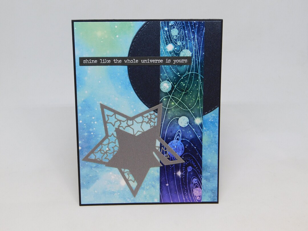 Graduation Card. Congratulations Card. Galaxy Themed Card. - Etsy