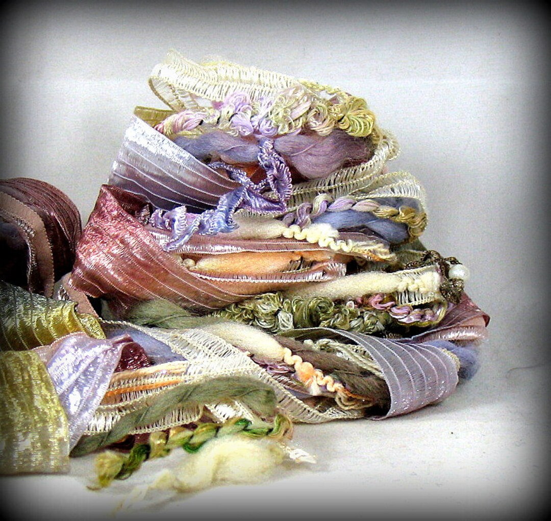 Lyrique Elements 12yd Art Yarn Fiber Bundle . Textile Craft Kit ...