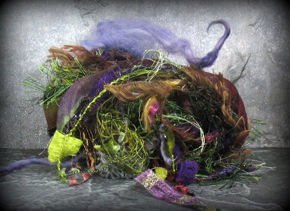 Witch's Keep Fantasy Fiber Elements 15yds 15x1 Art Yarn - Etsy