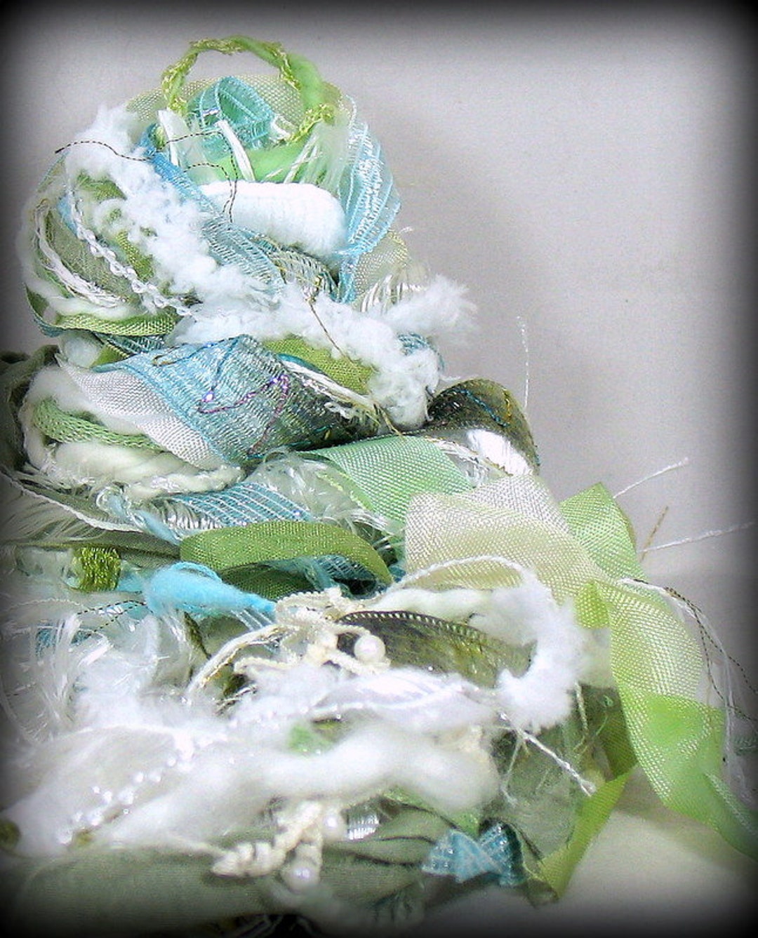 Morning Surf Elements 18 Yards Shabby Cottage Chic Art Yarn Bundle ...