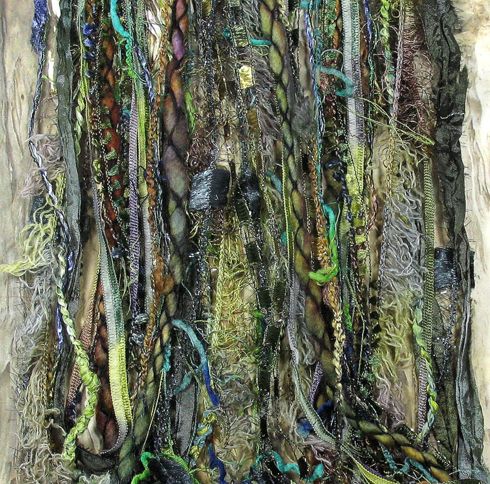 Primordial Forest Elements 26yd 13x2 Fantasy Fiber Art Yarn Bundle ...