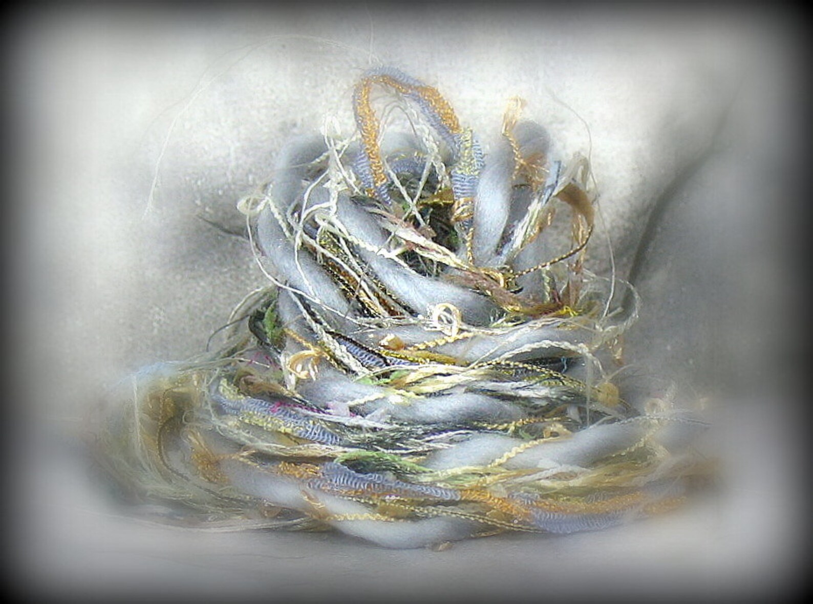 Tule Fog Elements 12yd 6x2 . Art Yarn Bundle . Neutral Fiber - Etsy