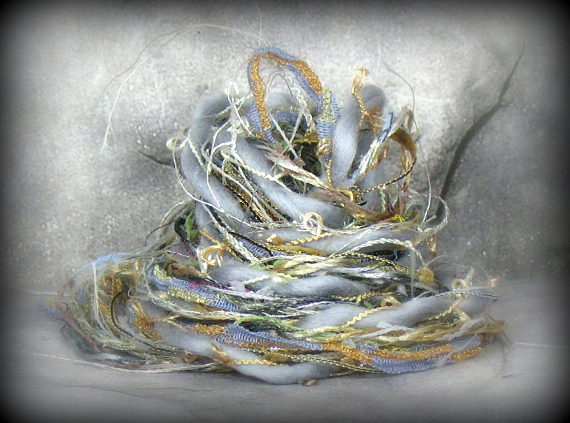 Tule Fog Elements 12yd 6x2 . Art Yarn Bundle . Neutral Fiber - Etsy