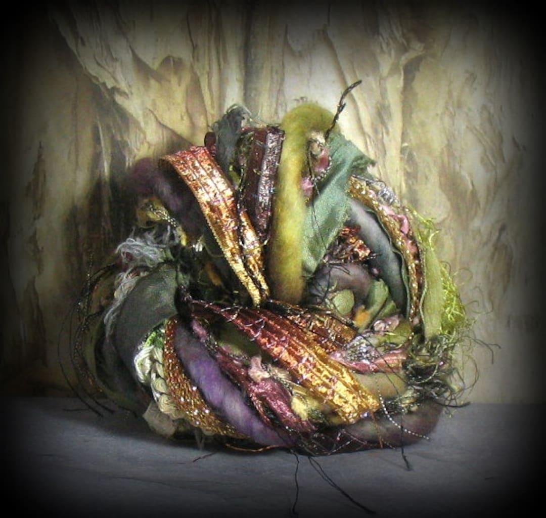 Canyon of Myths Elements 30yd 15x2 Art Yarn Bundle . Mixed Media DIY ...