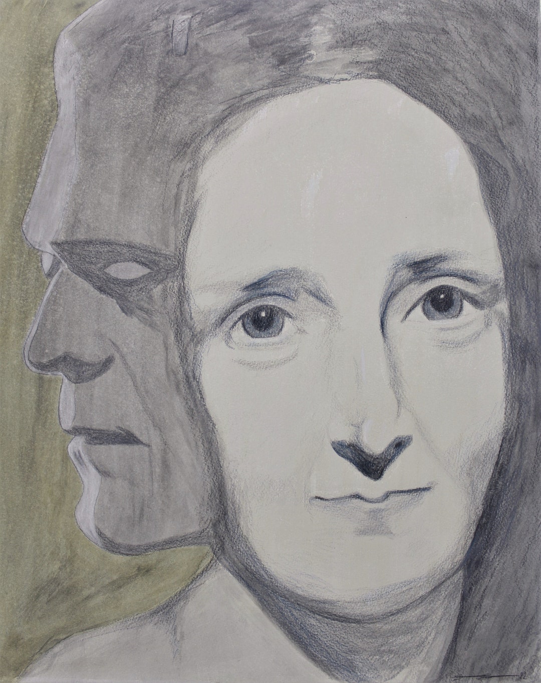 Frankenstein - Mary Shelley - Mother Mary - Gothic Art - Horror ...