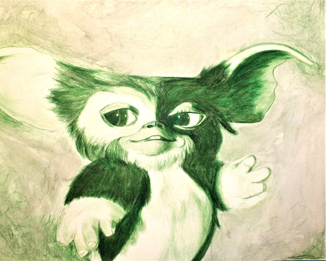 Gremlins- Gizmo - Print - Etsy