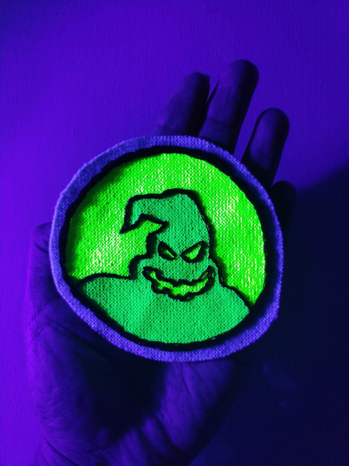 Oogie Boogie Moon Iron on Patch - Etsy