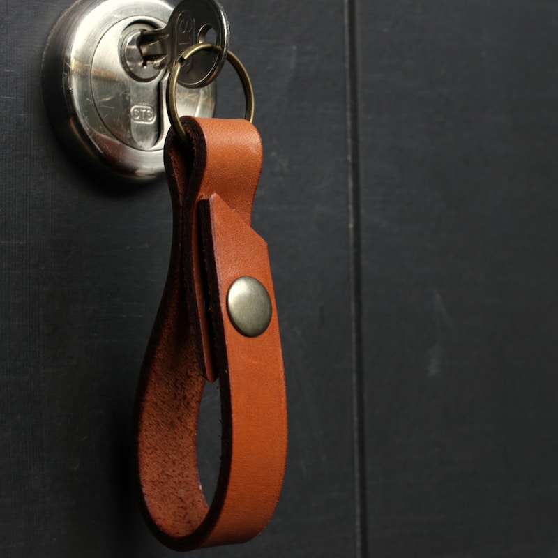 Leather Key Strap - Etsy