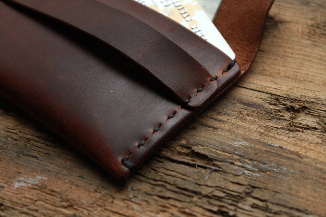 Minimalist Wallet Small Wallet Thin Leather Wallet Slim | Etsy