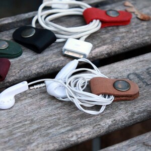 Set of 5 Cable Organizers, Earphone Organizer, Headphone Cord Wrap ...