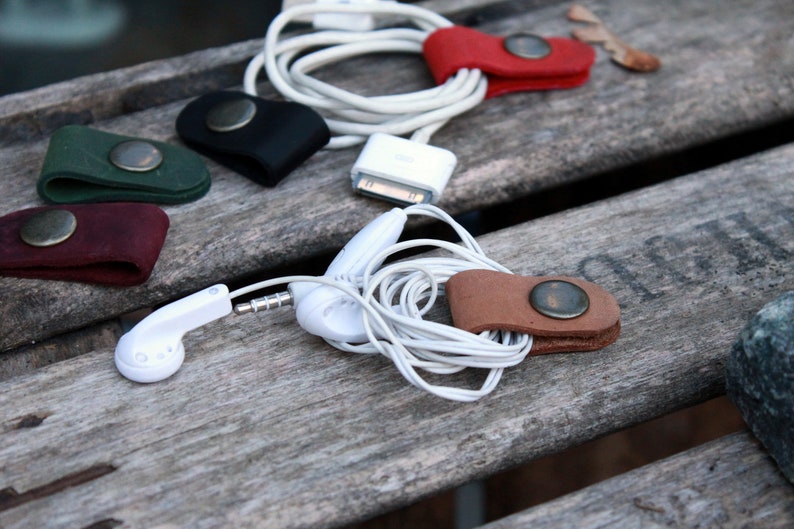 Set of 5 Cable Organizers, Earphone Organizer, Headphone Cord Wrap ...