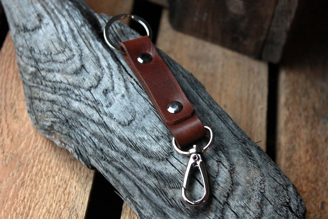 Leather Key Fob Leather Keychain Leather Keys Holder Keys - Etsy