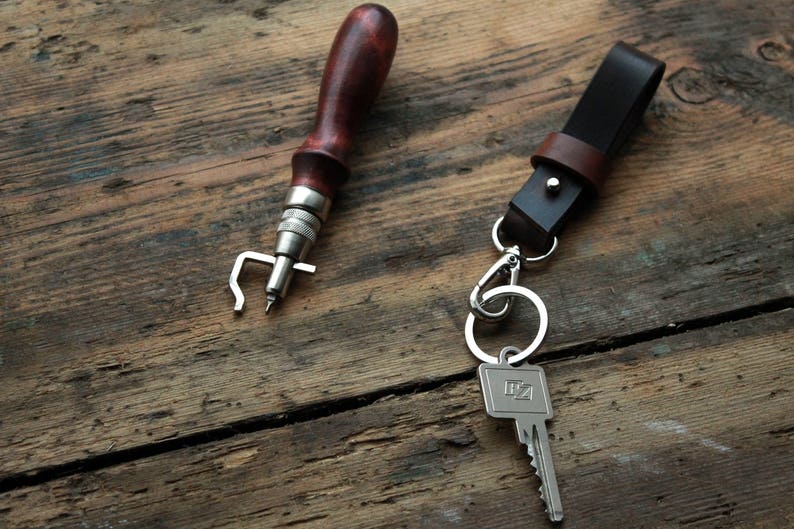 Leather Keychain Leather Key Fob Leather Keys Holder Keys - Etsy