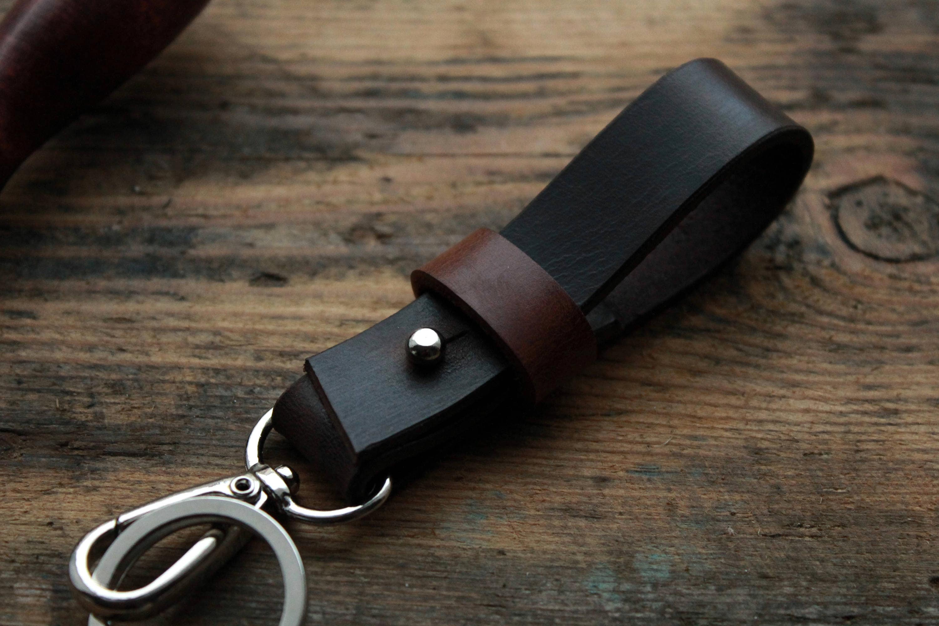 Leather Keychain Leather Key Fob Leather Keys Holder Keys - Etsy