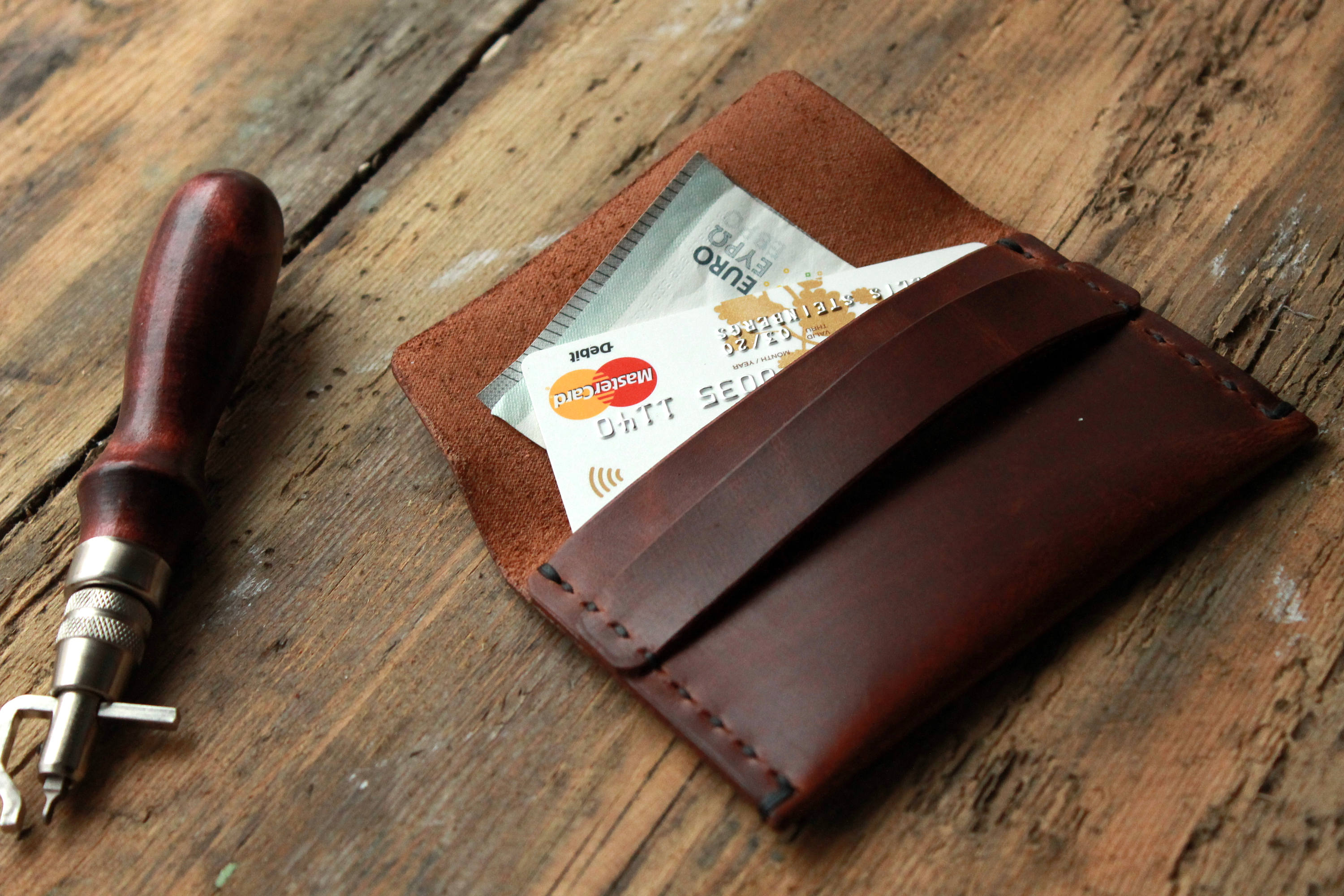 Minimalist Wallet Small Wallet Thin Leather Wallet Slim | Etsy