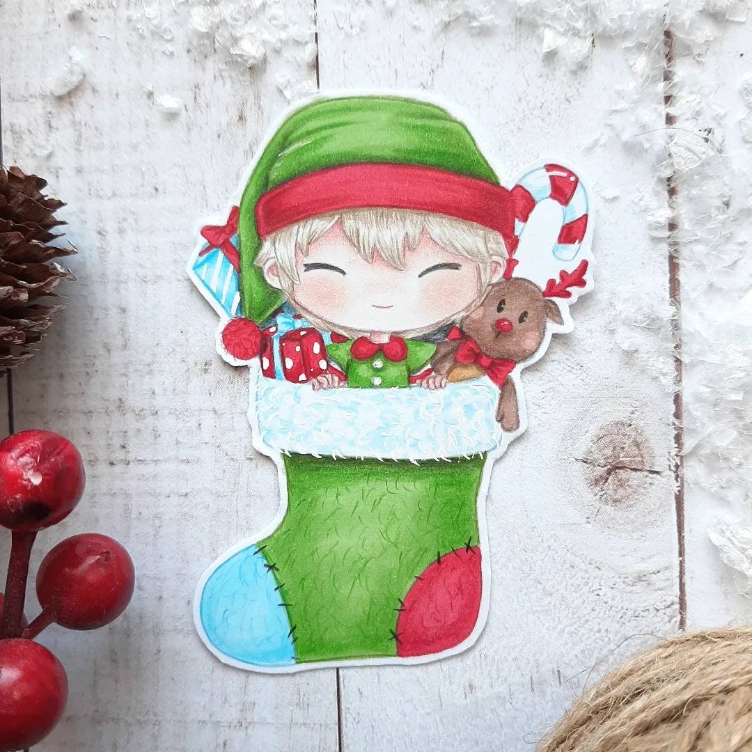 PNG Chibi Elf. Pack Digital Stamp, Digi Stamp, Digistamp, Digital Stamp ...