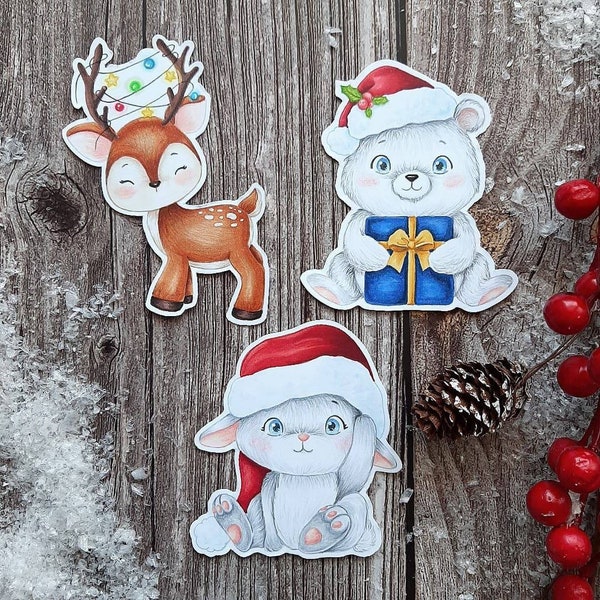 Christmas Digi Stamp - Etsy