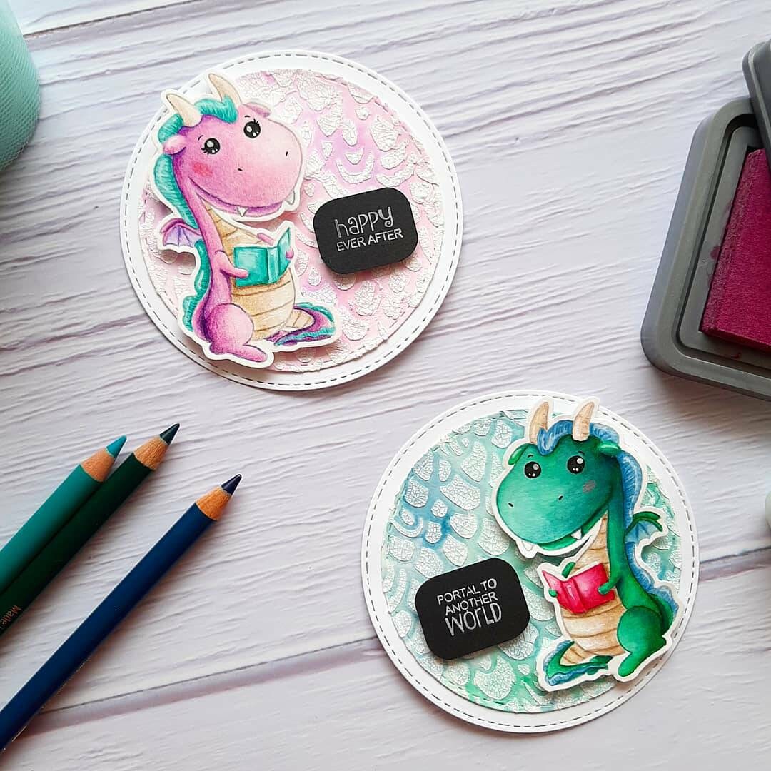 Dragoncillo Reader. Digital Stamps Digi Stamp Digistamp - Etsy UK