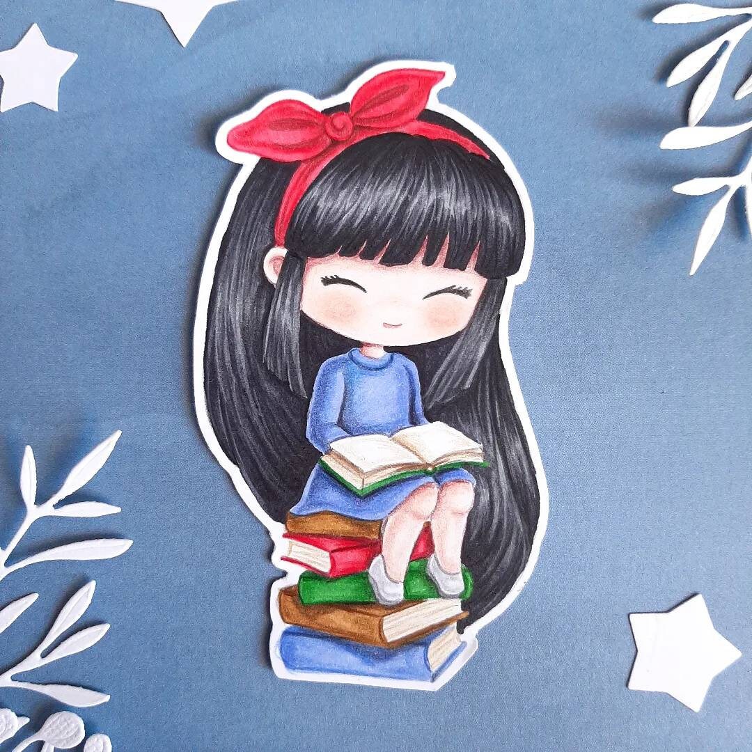 PNG Chibi Matilda. Pack Sello digital, digi stamp, digistamp, digital ...