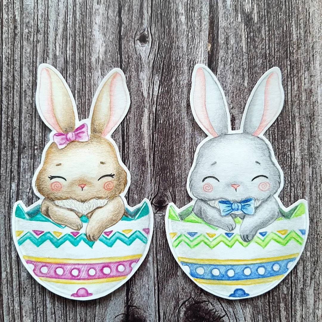 PNG Easter Bunny. Pack Digital Stamp, Digi Stamp, Digistamp, Digital ...