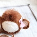 Knitting and Crochet PATTERN- Newborn Monkey Mohair Bonnet - Etsy
