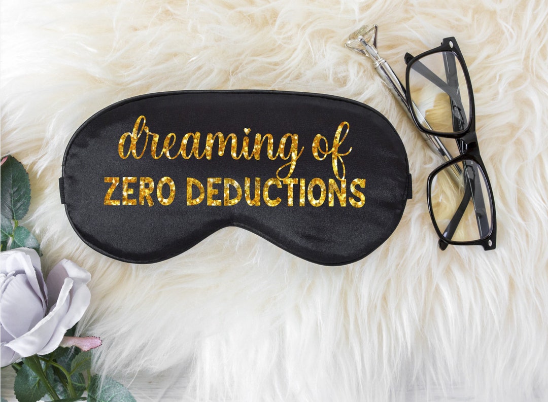 Dreaming of Zero Deductions Sleeping Mask, Competition Cheer, Dance ...