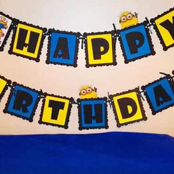 Despicable Me Banner - Etsy