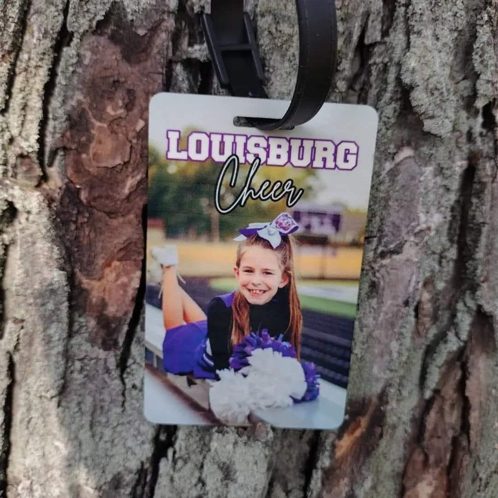 Sports Bag Tags or Backpack Tag| Cheer Bags With Personalized Picture ...