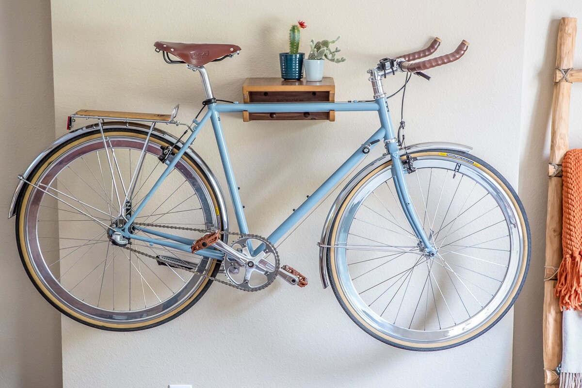 The Ram Wall Mounted Bicycle Frame Rack bike Shelf bike - Etsy