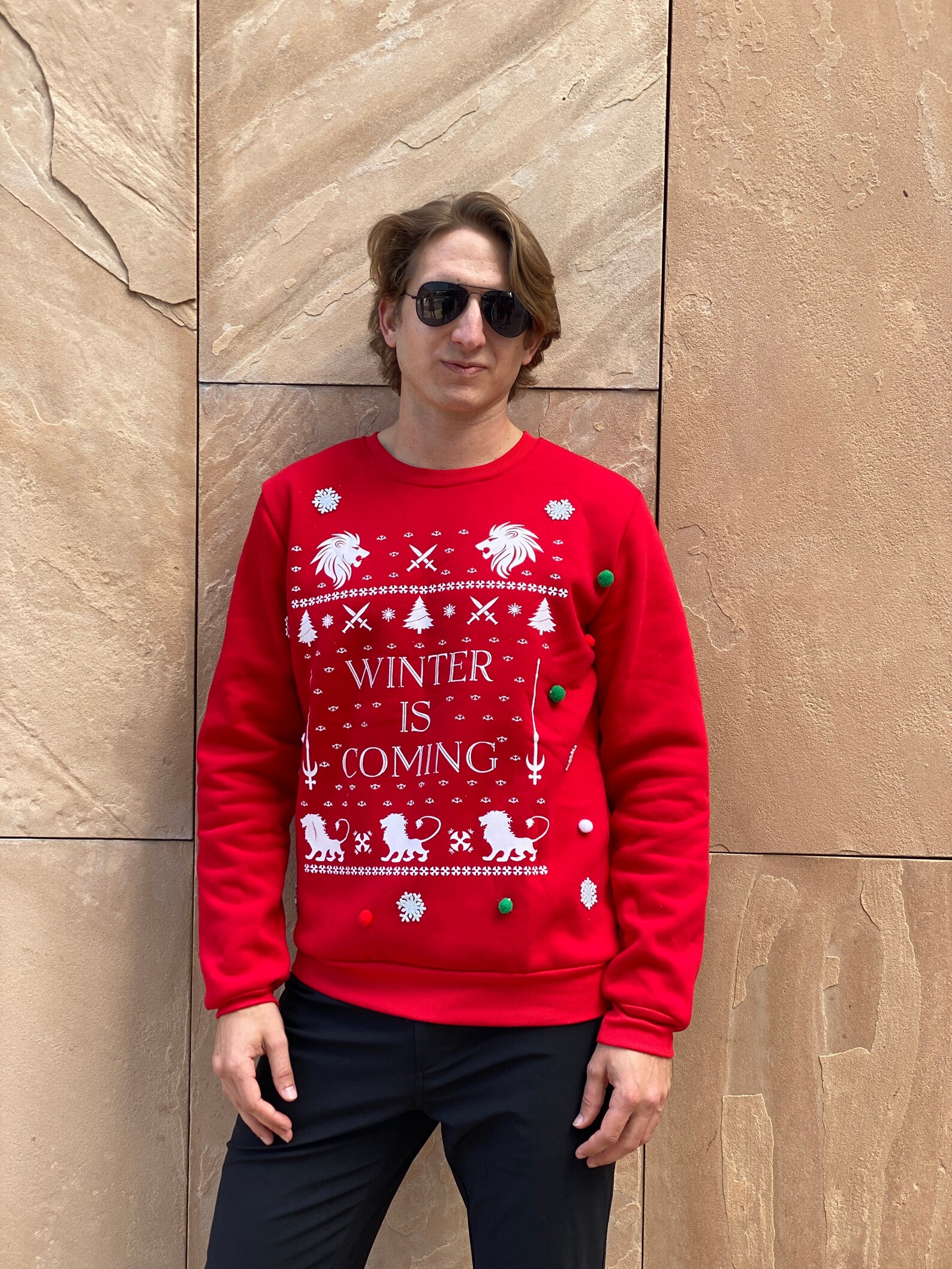 Ugly Christmas Sweater Mens Ugly Christmas Sweater Game Of Etsy