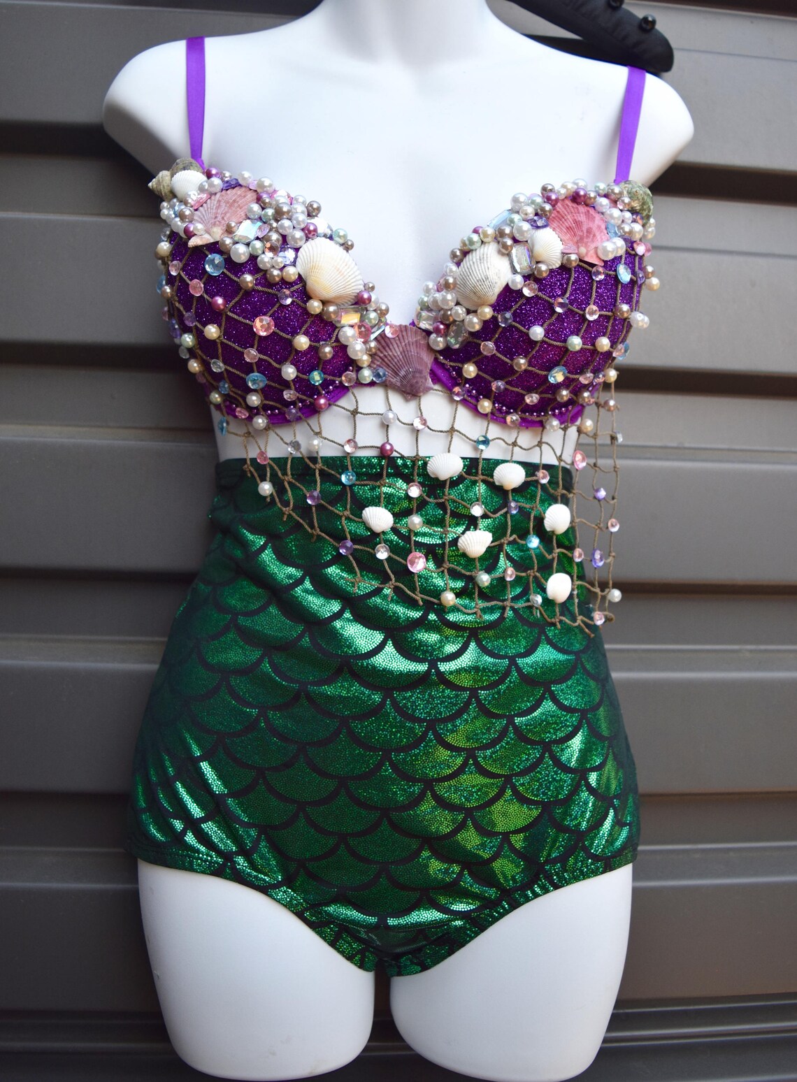 DIY Mermaid Bra Kit Mermaid Rave Bra Choose Color Bra NOT - Etsy