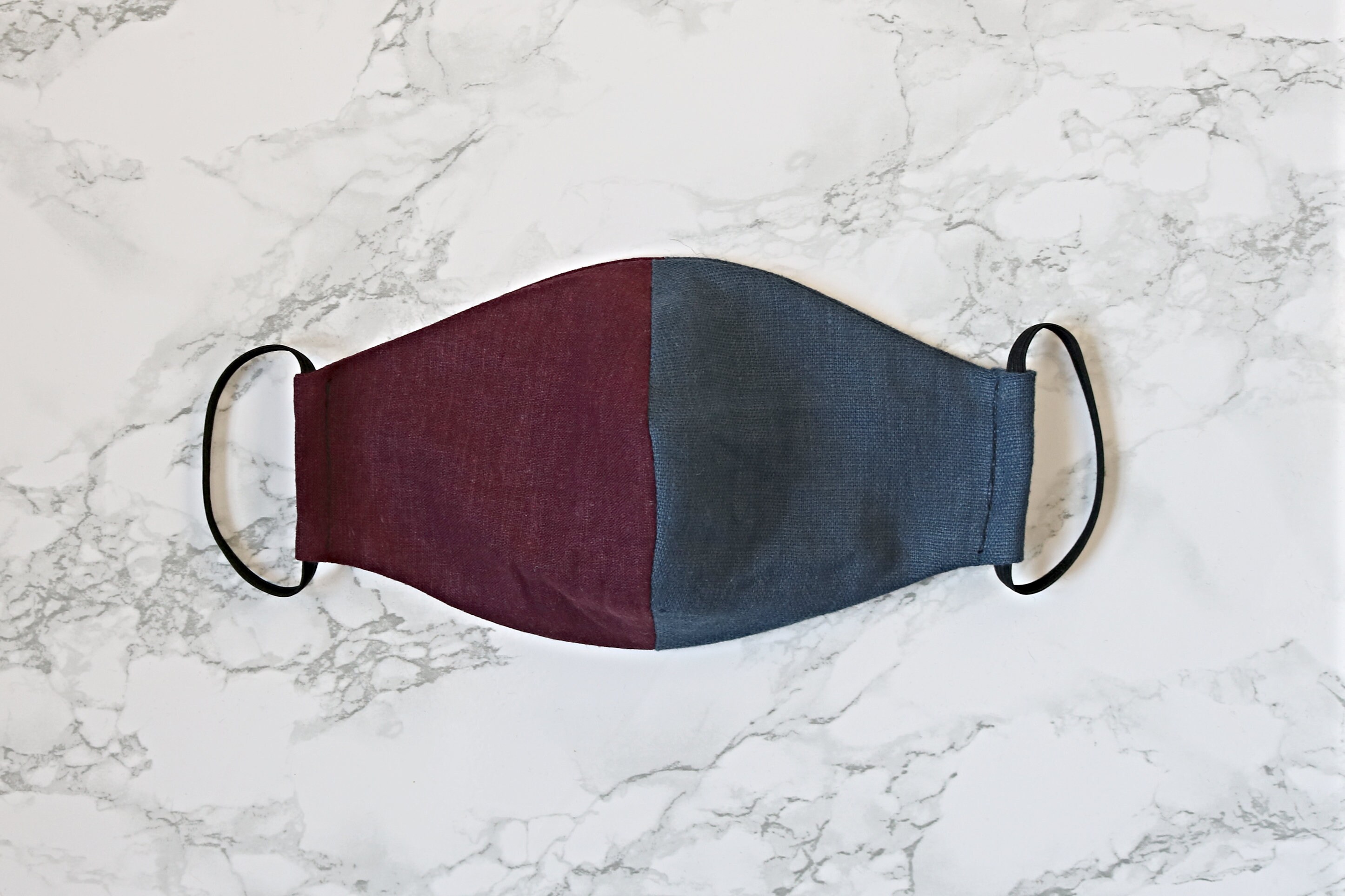 100% Linen Reusable Face Masks With Elastic // 2 Layers of - Etsy