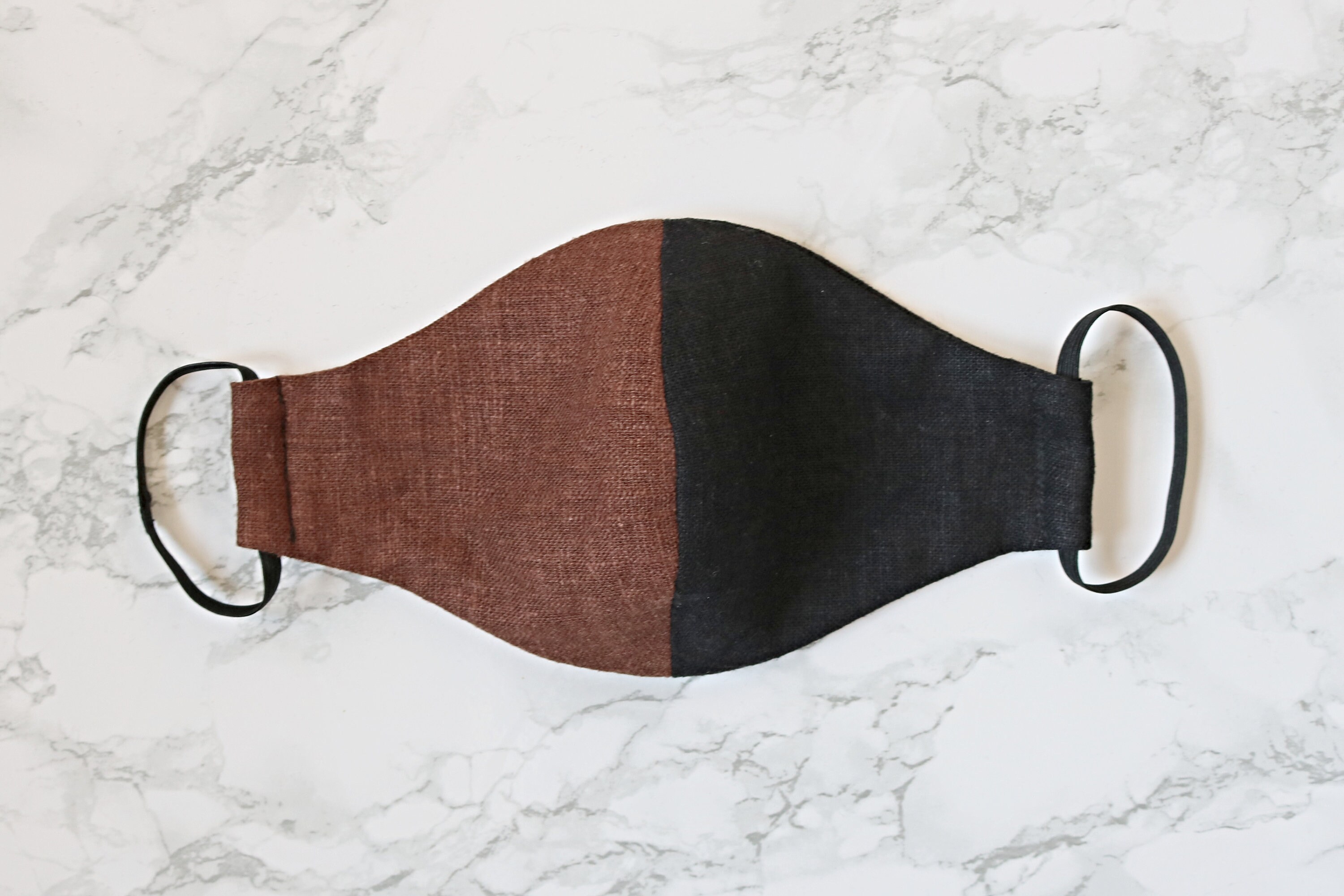 100% Linen Reusable Face Masks With Elastic // 2 Layers of - Etsy