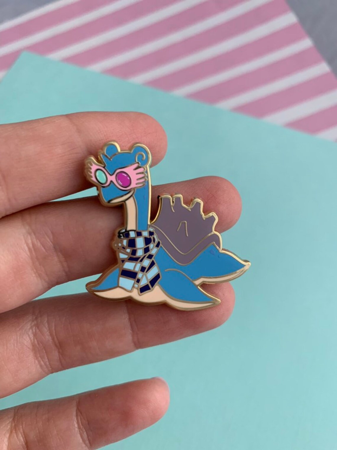 Lapras Enamel Pin - Lapras Pin - Fantasy Pin - Lovegood Pin - Pokemon ...