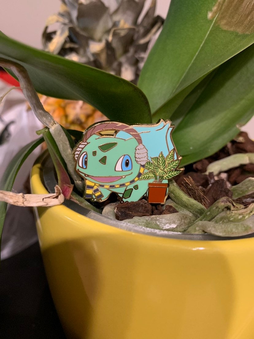 Wizard Pin - Magical Bulbasaur - Wizard Bulbasaur Pin - House Lapel Pin ...