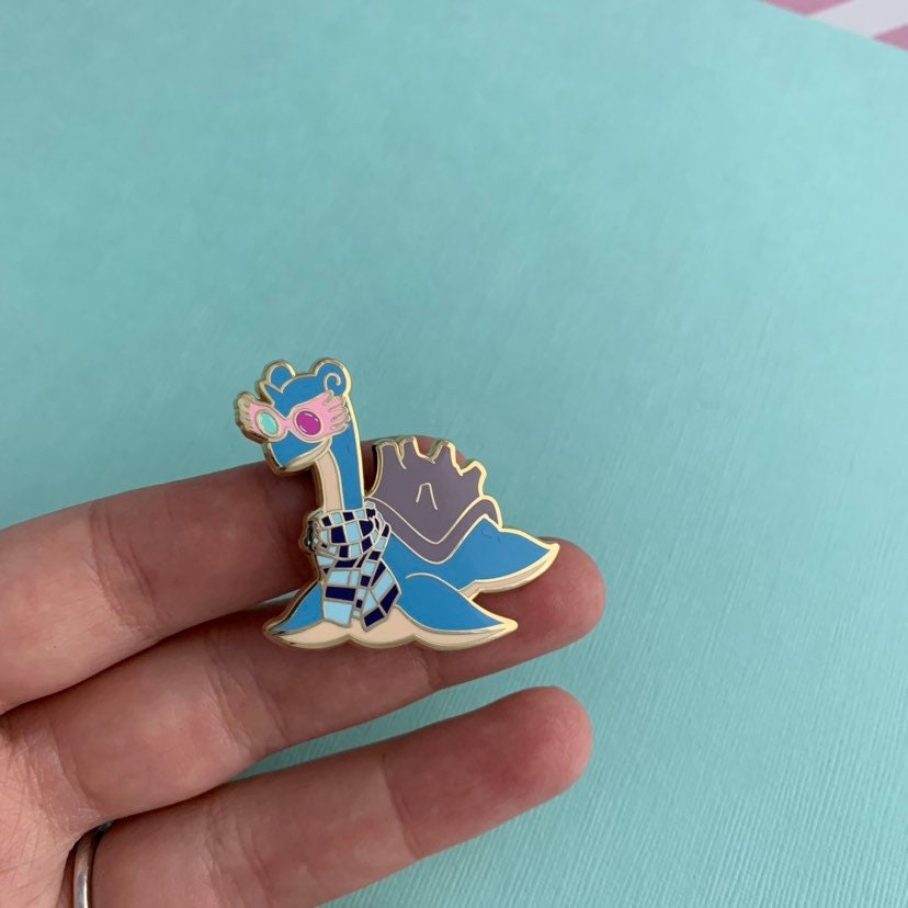 Lapras Enamel Pin Lapras Pin Fantasy Pin Lovegood Pin | Etsy